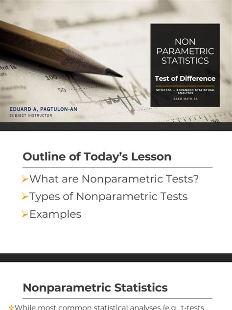 lesson f1 non parametric statistics test of difference pdf