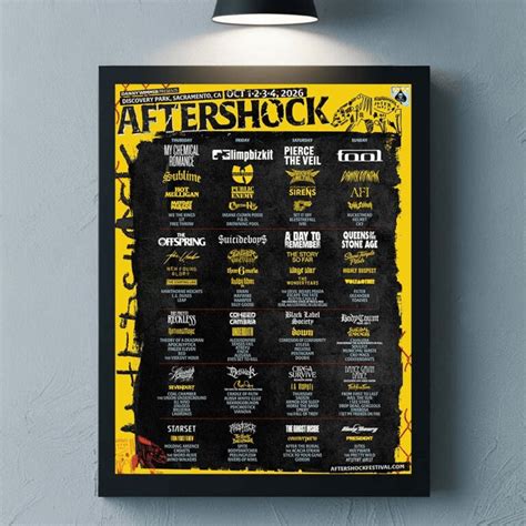 Aftershock 2026 Festival Full Lineup At Discovery Park In Sacramento