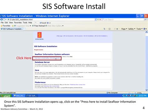 Ppt Sis Software Install Instructions Cookbook Powerpoint Presentation Id1584990