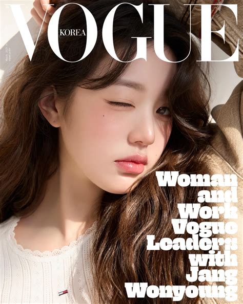 K Pop Sensation Jang Wonyoung Stuns In Vogue Koreas March 2025 Issue