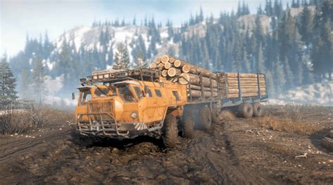 ZikZ 612h SE Mastodon - SnowRunner Mod Download