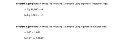 Solved Problem 1 10 Points Rewrite The Following