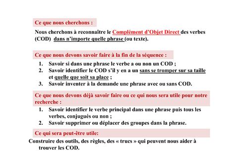 Grammaire Cod