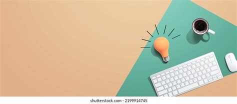 Light Bulb Keyboard Computer Over Royalty Free Licensable Stock Photos Shutterstock