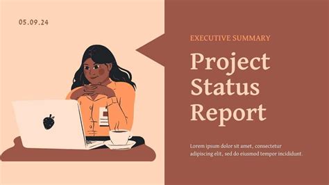 Project Status Report Executive Summary Free PPT Google Slides Template SlidesCarnival