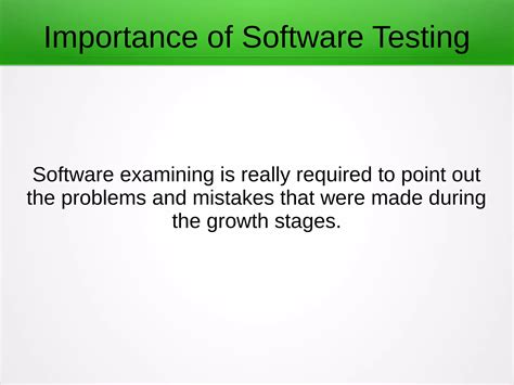 Software Testing Ppt ODP Technology Computing