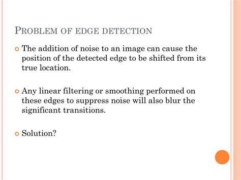 Ppt Survey Of Gaussian Based Edge Detection Methods Mitra Basu