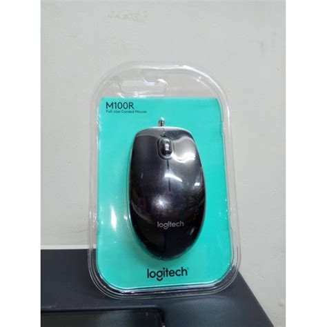 Jual Logitech M100R Mouse Logitec Kabel M100 R Wired USB Optical Original Jakarta Pusat