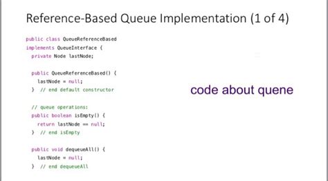 solved reference based queue implementation 1 of 4 public