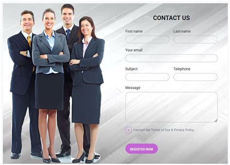 html css contact form template by smartcms codecanyon