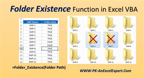 Check Folder Existence Using Vba Pk An Excel Expert