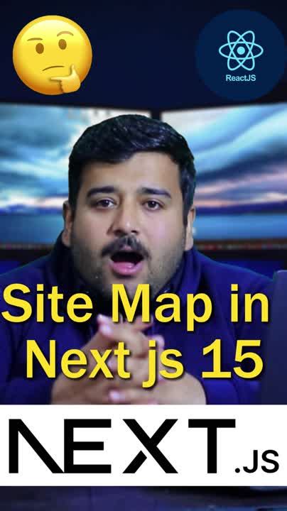 Hamza Khan Tanoli On Linkedin Creating A Sitemap In Nextjs 15 Youtube Cahnnel