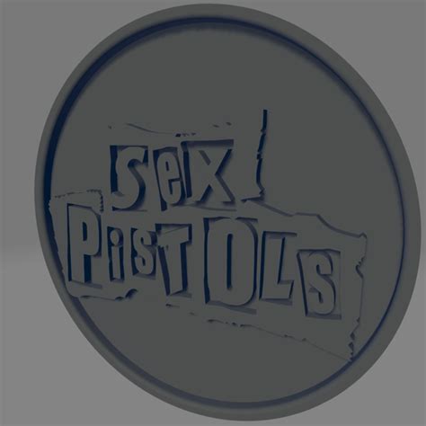 Stl File Sex Pistols Coaster 🪨 ・3d Printer Model To Download・cults