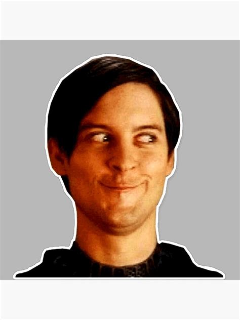 Tobey Trolling Meme Poster By Juanscorner Redbubble