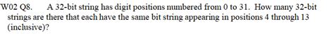 solved w02 08 a 32 bit string has digit positions numbered