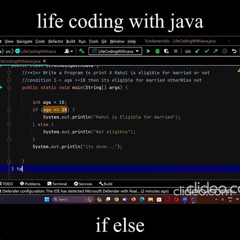 If Else Java62 Javacode Java Coding Programming Viral Youtube
