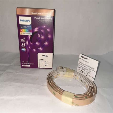Promo PHILIPS SMART WIFI LED STRIP RGB EXTENTION 1M 11W WIZ CONNECTED Diskon 23 Di Seller