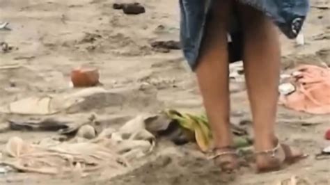 Indian Desi Very Beautiful Lady Pissing In Public Place