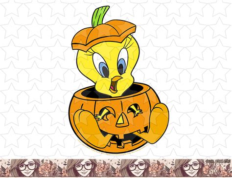 Looney Tunes Halloween Tweety Bird Pumpkin Png Sublimation Inspire