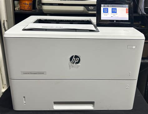 Hp Laserjet Managed E50045 A4 Wireless Mono Printer 電腦＆科技 打印機及影印機