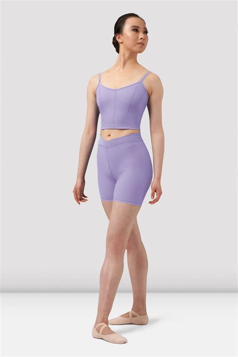 Mirella Ladies Chevron Camisole Crop Top M7059l Freestyle Dancewear