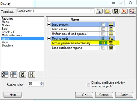 wrong graphical presentation of surface uniform planar load on contour