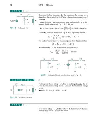 AC Circuit Power Analysis Pdf