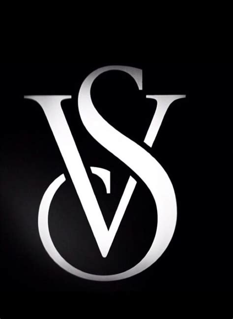 Initials S And V In White On Black Background