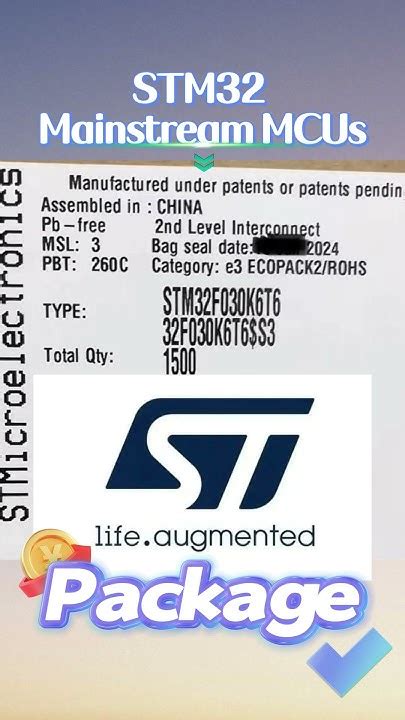 St Series Stm32f030k6t6 Stm32 32 Bit Arm Cortex Mcus Microcontrollers