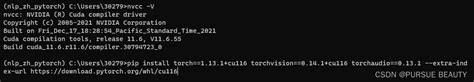 安装CUDA Pytorch pip安装cuda CSDN博客