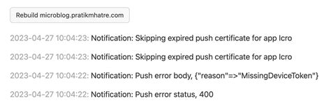 Log Error Apps Microblog Help Center