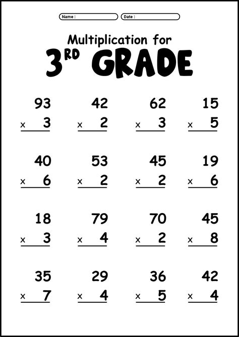 Engaging 13 Math Worksheets For 3rd Grade Success In 2025 3rd Grade