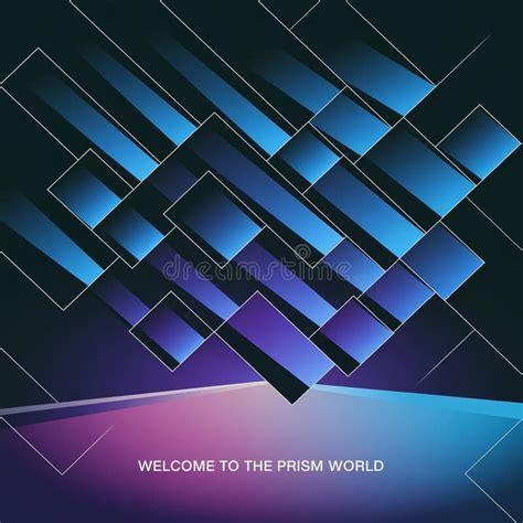 Abstract Artwork Showcases A Mesmerizing Interplay Of Geometric Shapes And Gradients Stock