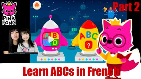 Learn Abc In French With Pinkfong Tracing World Lettres Majuscules De Lalphabet Français Youtube