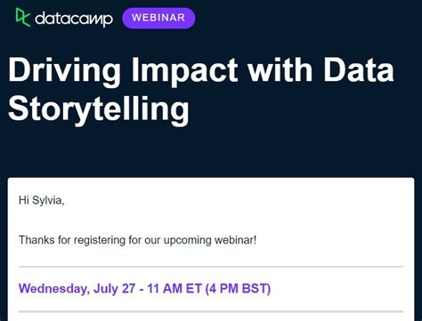Sylvia A On Linkedin Datacamp Dataanalytics Share Webinar