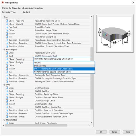 About Duct Routing Preferences