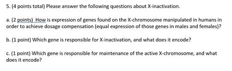 Solved 5 4 Points Total Please Answer The Following