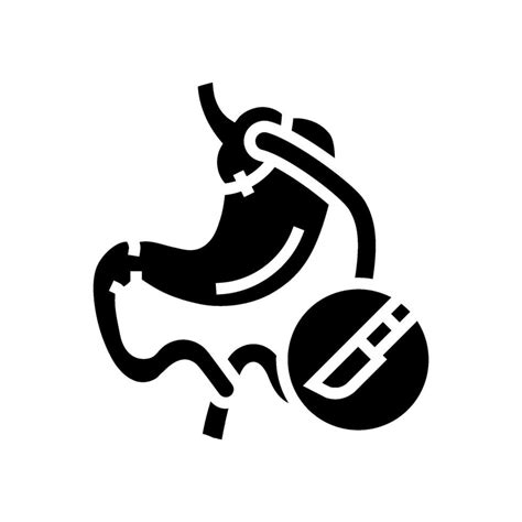 Gastric Bypass Surgery Glyph Icon Vector Illustration 42590787 Vector Art At Vecteezy