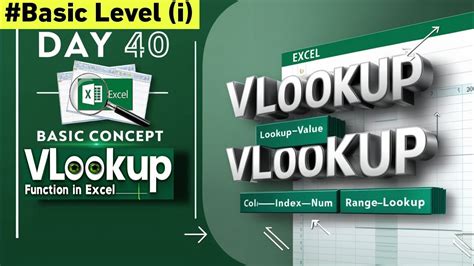 [day40]how To Use Vlookup Function In Excel Complete Vlookup Tutorial In Hindi Youtube