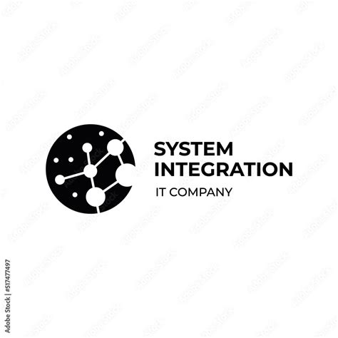 Vector Logo Of A System Integration Company Stock Vector Adobe Stock