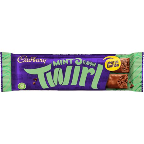 Cadbury Twirl Limited Edition Mint British 48x43g Pacific Candy East
