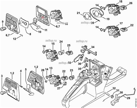 Exploring The Components Of The Stihl Chainsaw 026 Illustrated Diagram