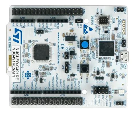 placa stm32g491re nucleo 64 arduino mbed stlink v3 original cuotas