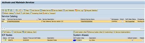 s4hana setup fiori my inbox app