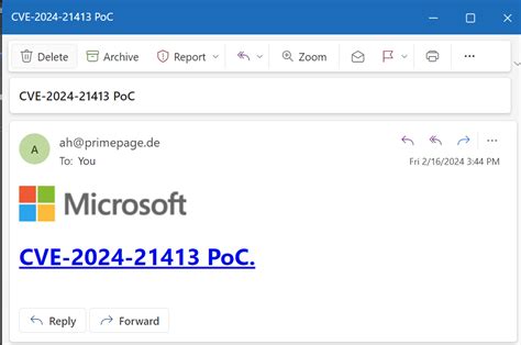 Github Xaitax Cve 2024 21413 Microsoft Outlook Remote Code Execution