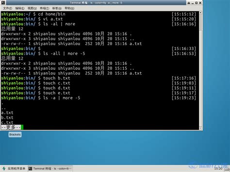 linux命令阶段性测试 蓝桥云课