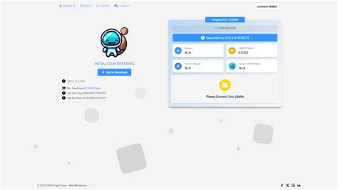 Initial Coin Offer Ico Web3 Envo Dapp And Solidity Contract By Web3market