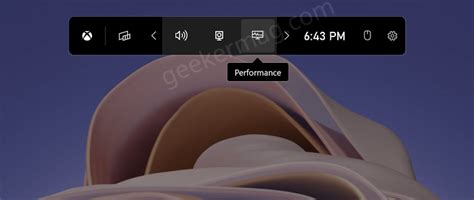 how to show xbox game bar performance widget on windows 11 taskbar