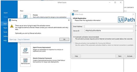 Uipath Studio Community Edition Installation Error Help Uipath