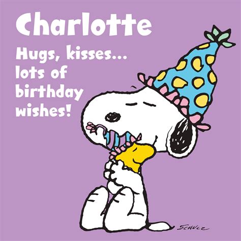 Personalised Peanuts Snoopy And Woodstock Birthday Card Hallmark Uk
